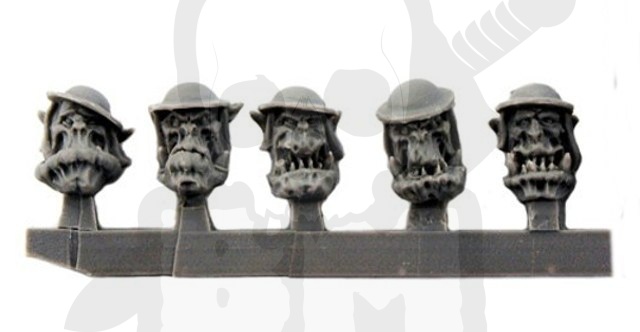 Battle-Models > Orkowe głowy 10 szt. British Orcs Heads